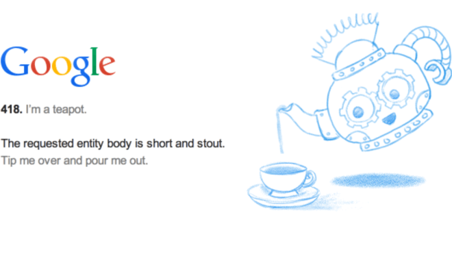 HTTP-Code 418: "Ich bin eine Teekanne"-Fehler soll offiziell werden