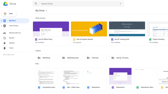 Google Drive erhält Redesign im Stil des neuen Gmail: so sieht's bald aus