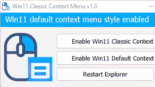 W11ClassicMenu Download - Altes Windows 11-Kontextmenü