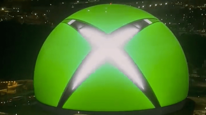 Microsoft startet neue Werbekampagne: Xbox kapert Las Vegas Sphere