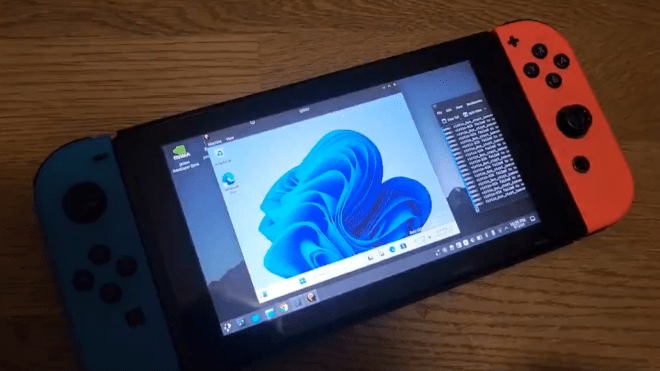 Switch als PC: Bastler zaubert Windows 11 auf die Nintendo Konsole