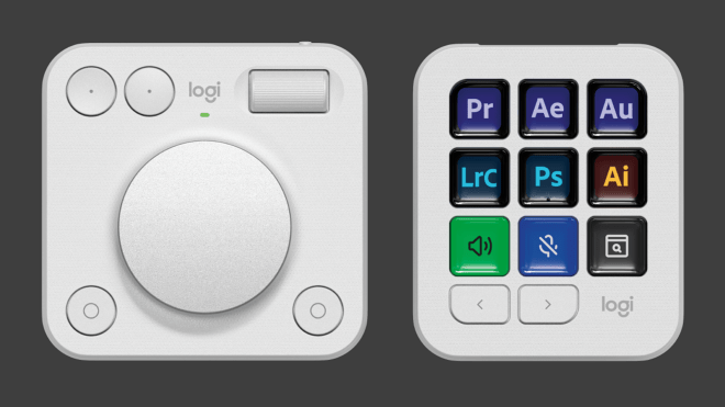 Logitech MX Creative Console mit Display-Keypad & Dialpad für Kreative