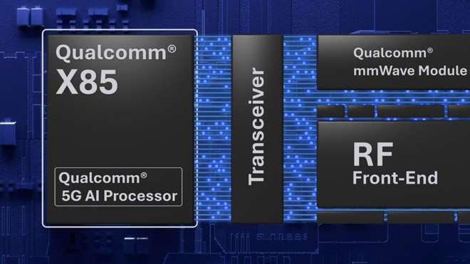 Qualcomm bringt X85-Modem: bis zu 12,5 Gbps & weniger Apple-Fokus?