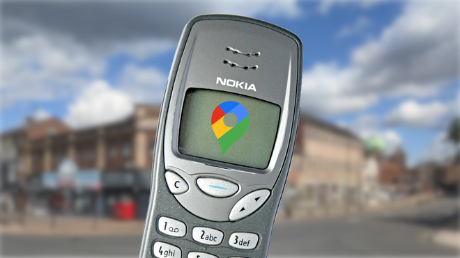 Nostalgie pur: So hätte Google Maps auf dem Nokia 3210 ausgesehen