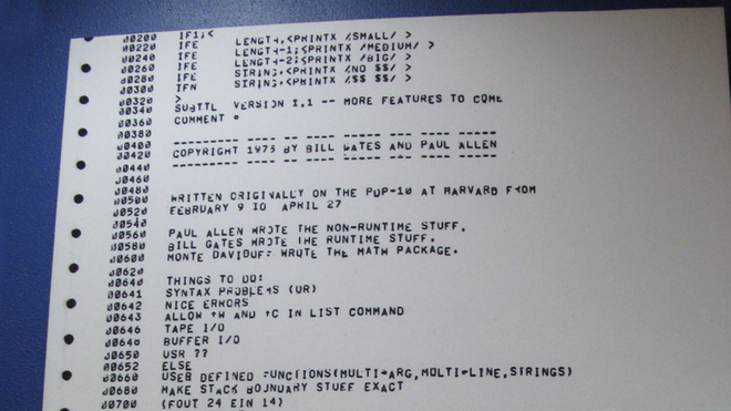 Wie es losging: Microsoft veröffentlicht historischen BASIC-Code