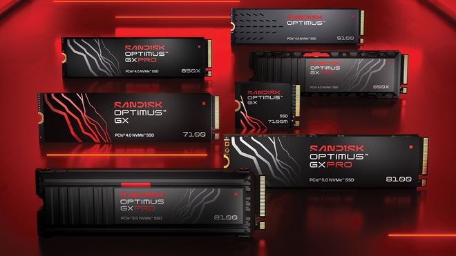 Tschüss WD Black & WD Blue: SanDisk startet neue SSD-Marke Optimus