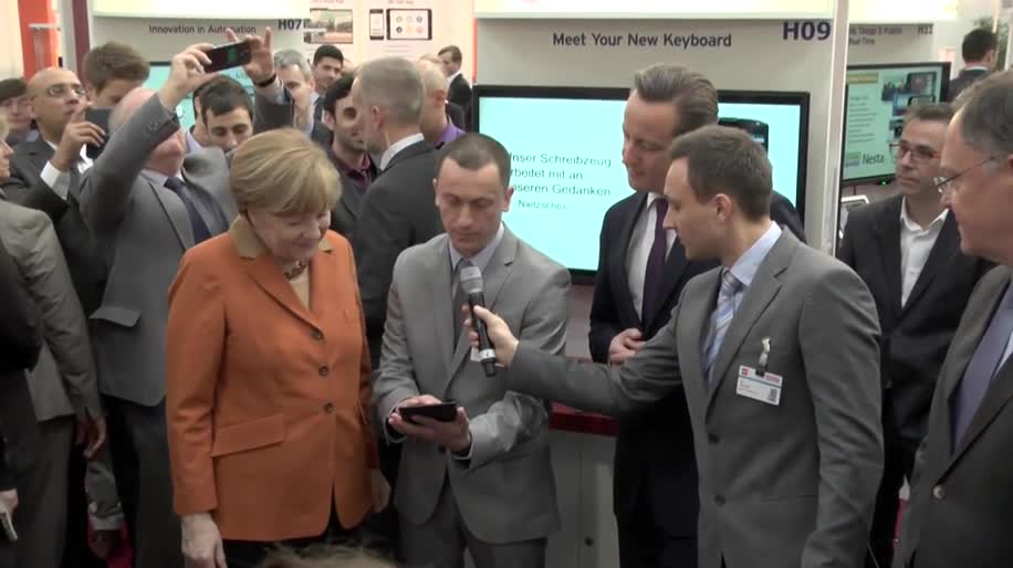 Die Eröffnung der CeBIT 2014