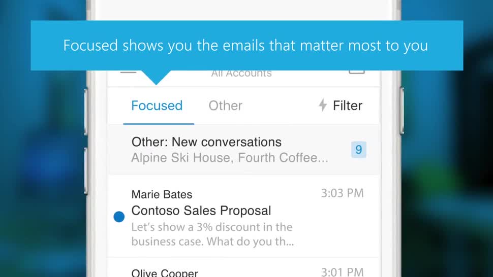 Outlook Focused Inbox: Microsoft sortiert jetzt den Posteingang vor