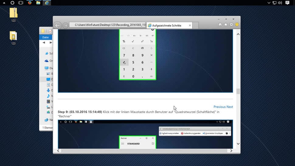 So erstellen Sie Fehlerberichte mit der Windows-Schrittaufzeichnung