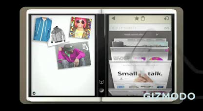 Microsoft Courier Tablet - Usage Concept Demo