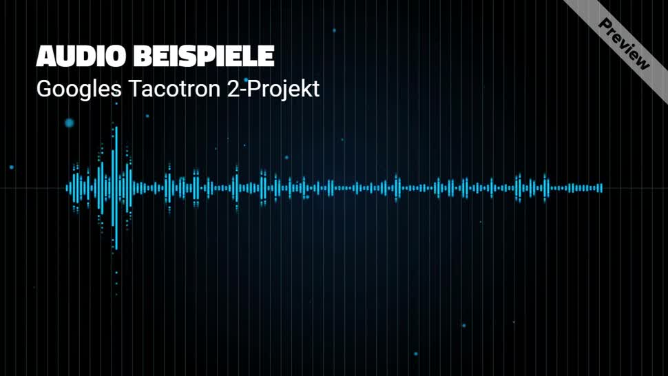 Googles Tacotron 2-Projekt Audio-Beispiele