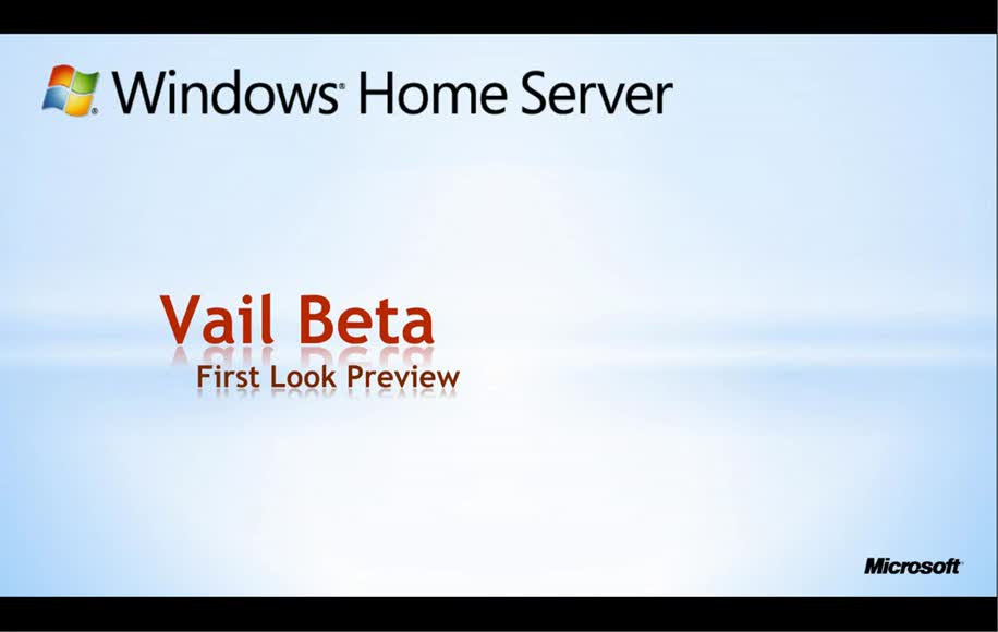 Windows Home Server "Vail" Beta jetzt verfügbar - WinFuture.de
