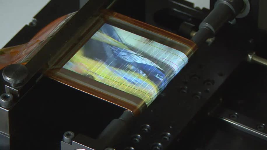 Rollbares OLED-Display von Sony