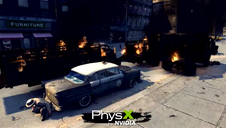 Mafia 2: Neuer Trailer zeigt die PhysX-Effekte - WinFuture.de