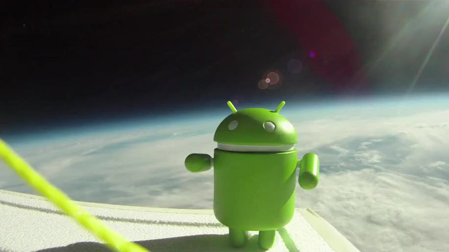 Android im Weltall - Aufnahmen oberhalb der Erde