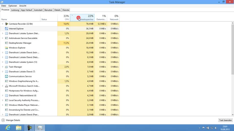 Windows 8 - Der neue Task-Manager